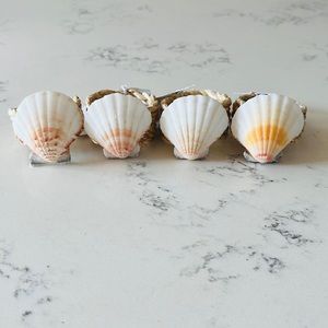 Pier 1 | Dining | Pier Natural Seashell Napkin Rings Set | Poshmark